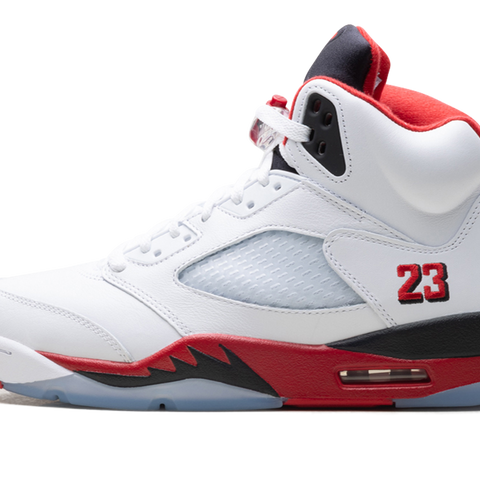 JORDAN Air Jordan 5 "Fire Red - Black Tongue (2025)" – Stadium Goods