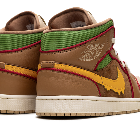 JORDAN Jordan 1 Mid SE "Cheeseburger" – Stadium Goods