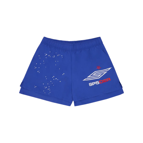 SP5DER Sp5der Pro Double Layer Short "Blue" – Stadium Goods