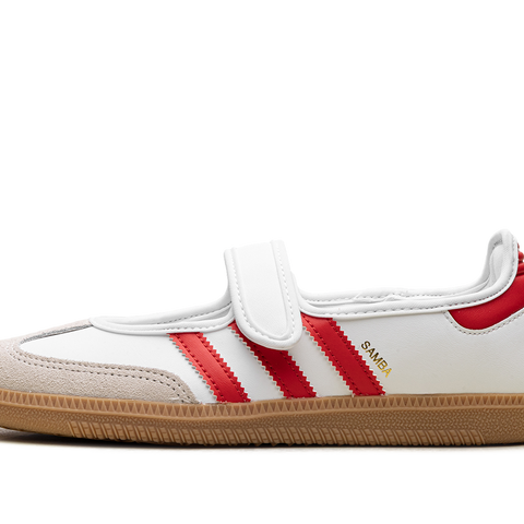ADIDAS Samba Jane GS "White Red Gum" – Stadium Goods
