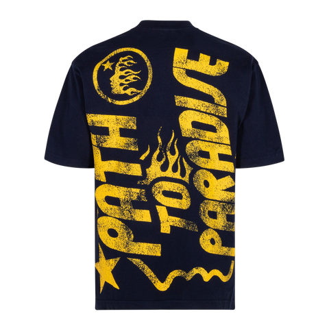HELLSTAR Jesus Emblem T-Shirt "Navy" – Stadium Goods