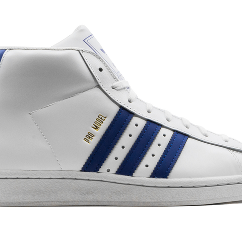 ADIDAS Pro Model "White / Royal Blue" – Stadium Goods