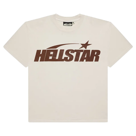 HELLSTAR Classic T-Shirt "White/Brown" – Stadium Goods