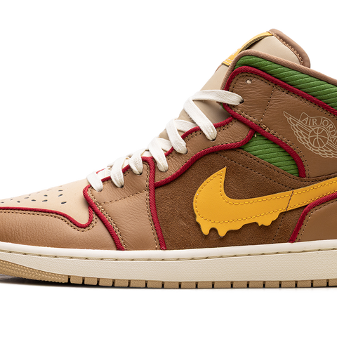 JORDAN Jordan 1 Mid SE "Cheeseburger" – Stadium Goods