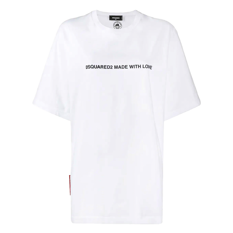 DSQUARED2 Icon Made With Love Logo Cotton T-Shirt "White" – Stadium Goods