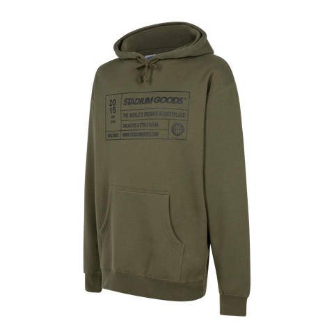 STADIUM GOODS Shoe Box Hoodie "Olive" – Stadium Goods