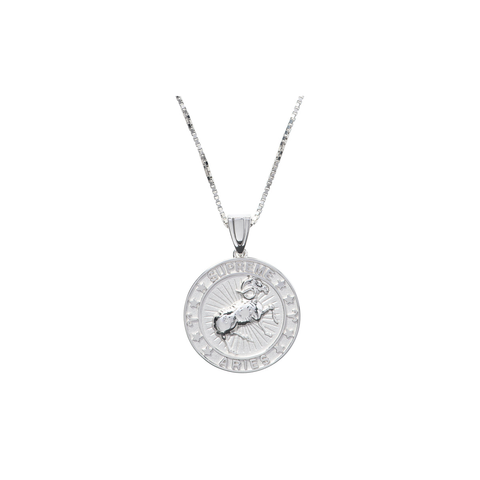 SUPREME SUPREME/JACOB&CO STERLING SILVER ZODIAC PENDANT "Aries ...