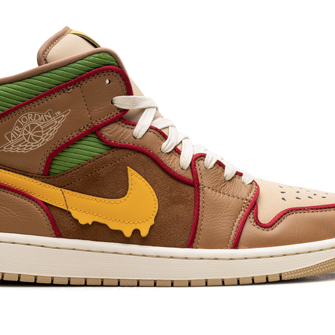 JORDAN Jordan 1 Mid SE "Cheeseburger" – Stadium Goods