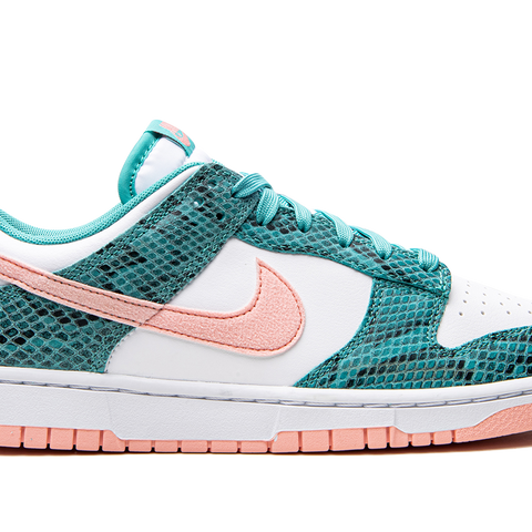 NIKE Dunk Low "Snakeskin Washed Teal Bleached Coral" – Stadium Goods