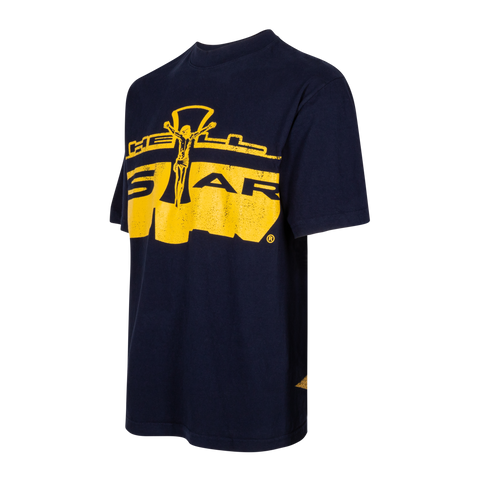 HELLSTAR Jesus Emblem T-Shirt "Navy" – Stadium Goods