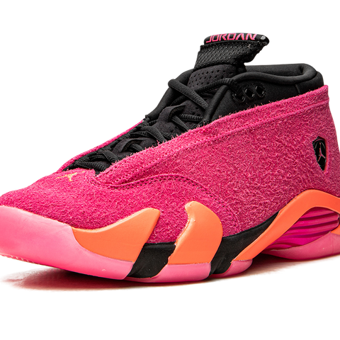 JORDAN AIR JORDAN 14 RETRO LO WMNS "Shocking Pink" – Stadium Goods