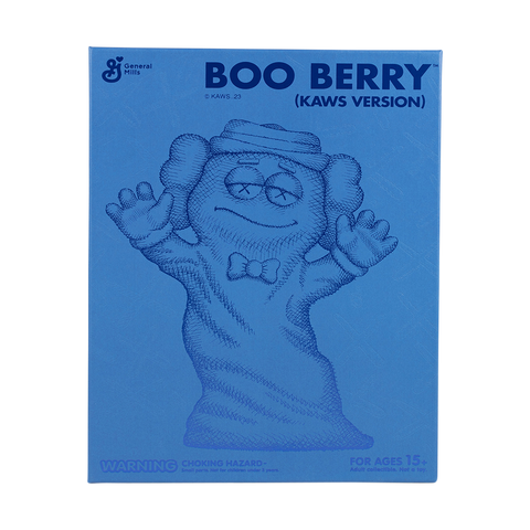 KAWS Cereal Monsters Boo Berry Figure "Blue" – Stadium Goods