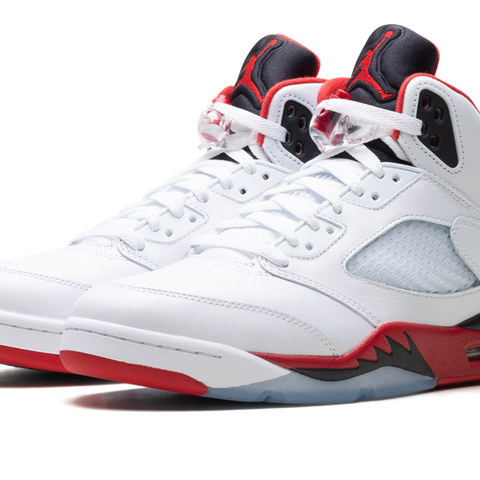 JORDAN Air Jordan 5 "Fire Red - Black Tongue (2025)" – Stadium Goods