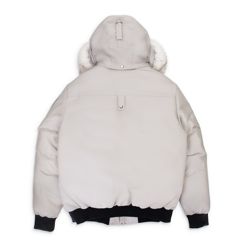 MOOSE KNUCKLES MOOSE KNUCKLES BALLISTIC BOMBER STORM GREY W/NAT BOMBERS ...