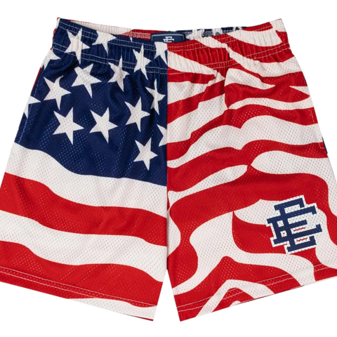 ERIC EMANUEL EE Basic Shorts "American Flag" – Stadium Goods