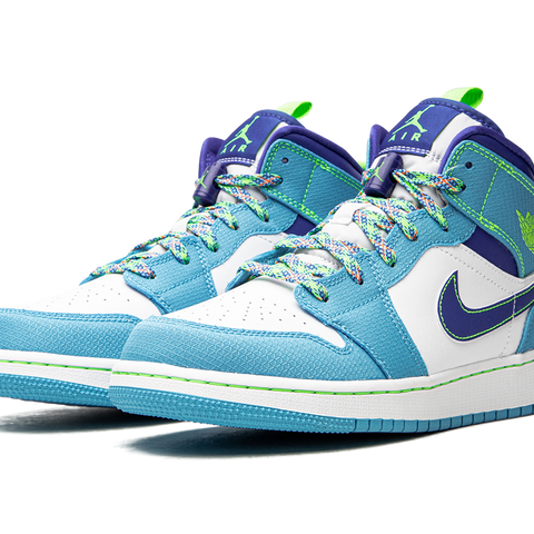 JORDAN Jordan 1 Mid SE GS "Sprite Blue" – Stadium Goods