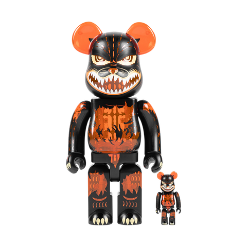 MEDICOM Bearbrick Godzilla VS Destoroyah version Godzilla "100% & 400% ...
