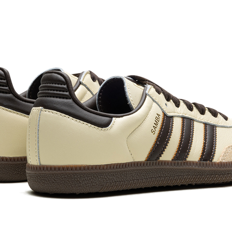 ADIDAS Samba OG "Cream White / Dark Brown" – Stadium Goods